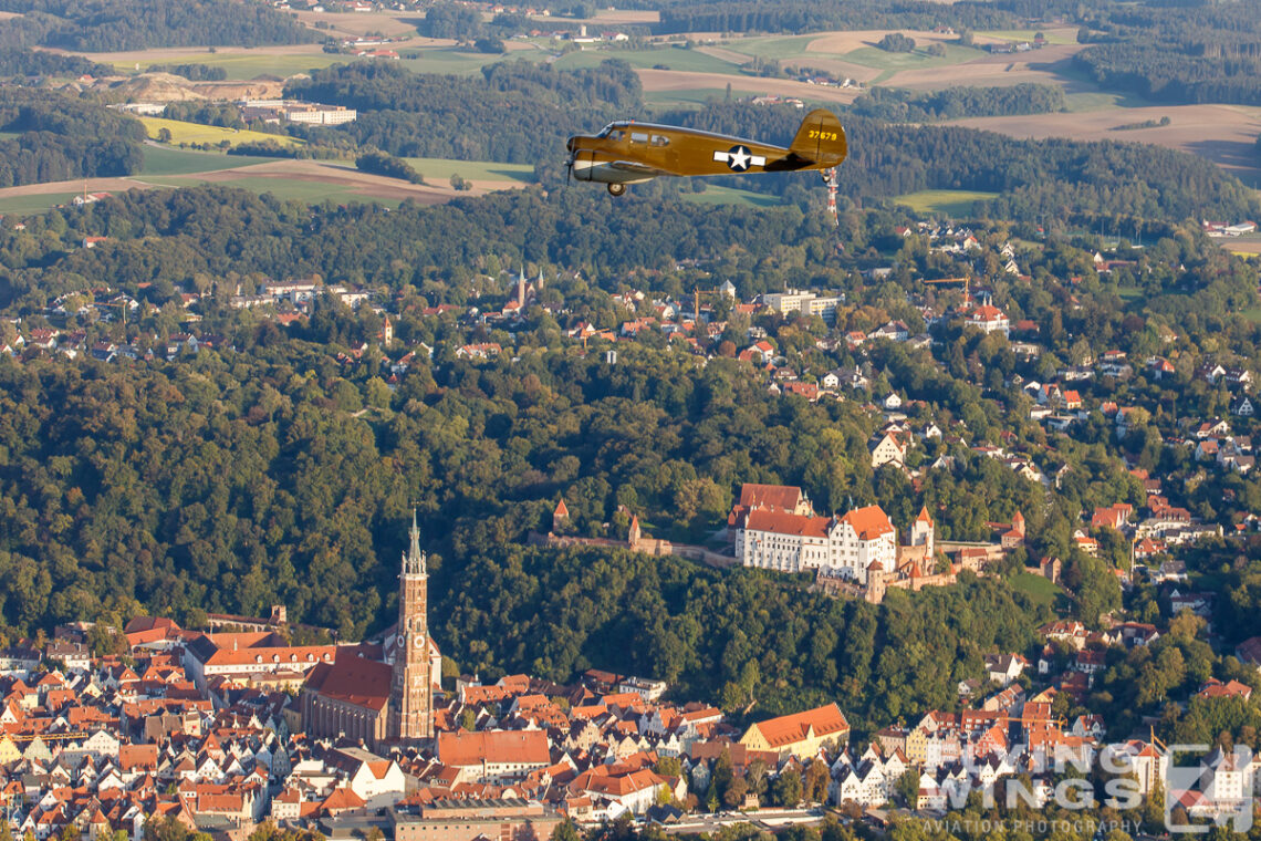 The Bamboo Bomber – Cessna T-50 Bobcat – www.flying-wings.com
